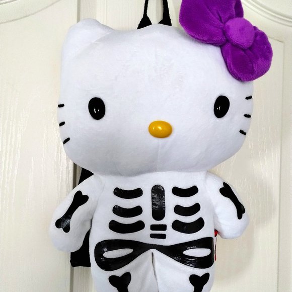 Sanrio | Bags | Rare Skeleton Hello Kitty Backpack 21 | Poshmark